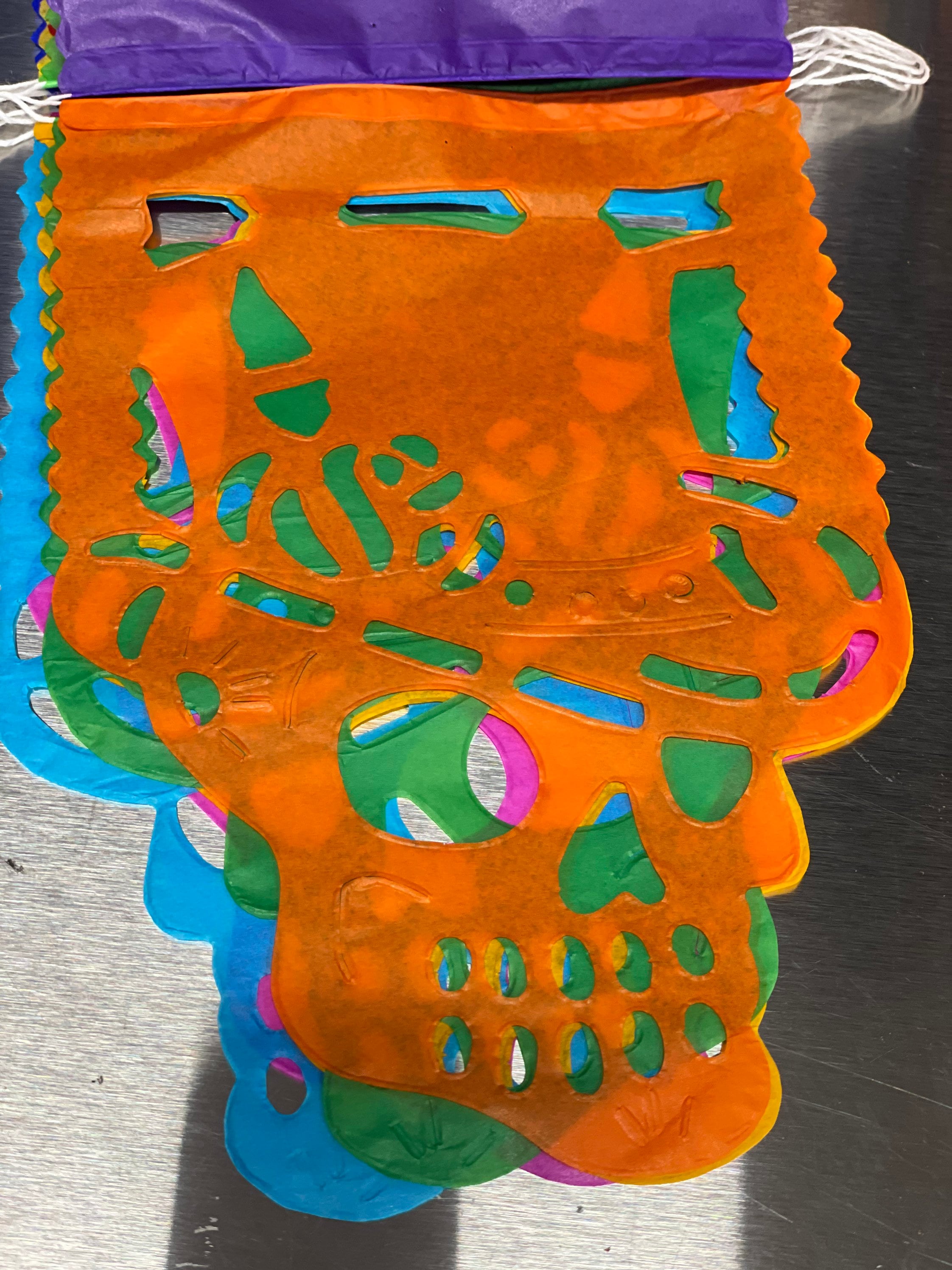 Dia De Los Muertos Papel Picado Mexican Banners Paper - Etsy