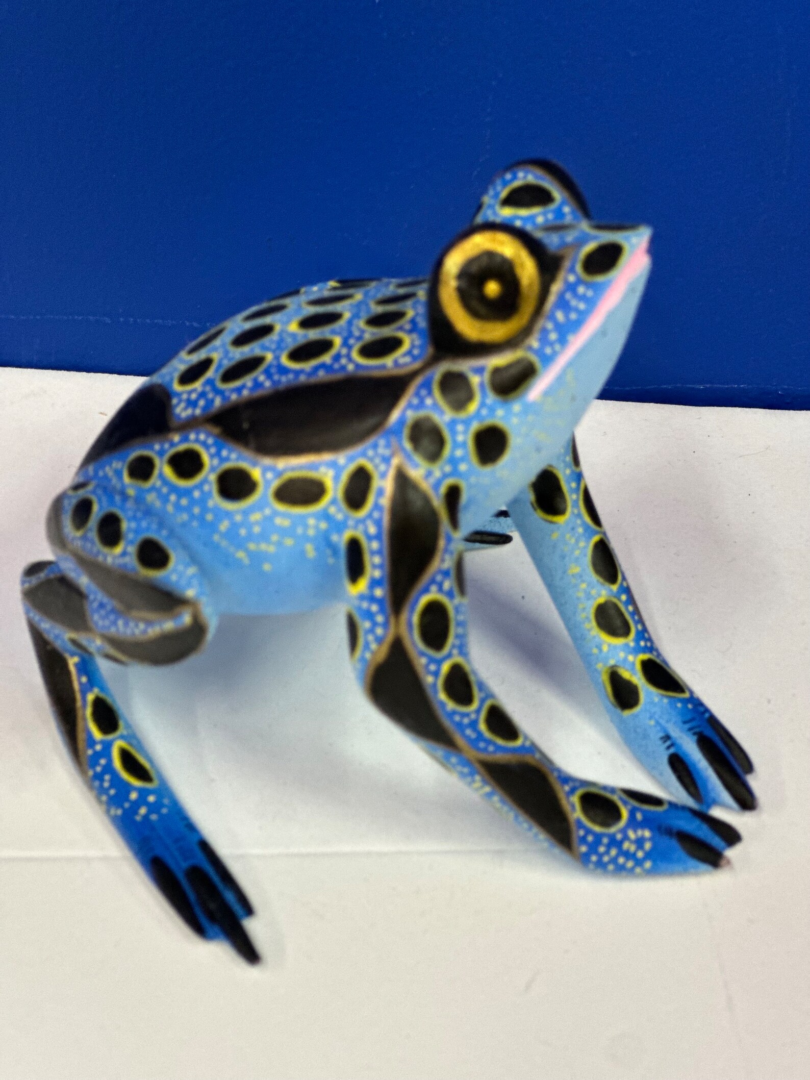 Enchanting Leap: Alebrije Frog Sculpture - Etsy