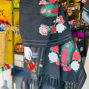 Virgen Maria Beautiful Mexican Rebozo - Etsy