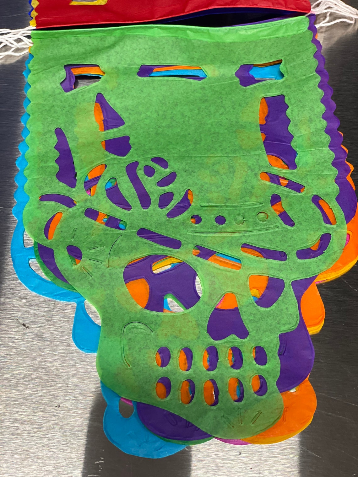 Dia De Los Muertos Papel Picado Mexican Banners Paper - Etsy