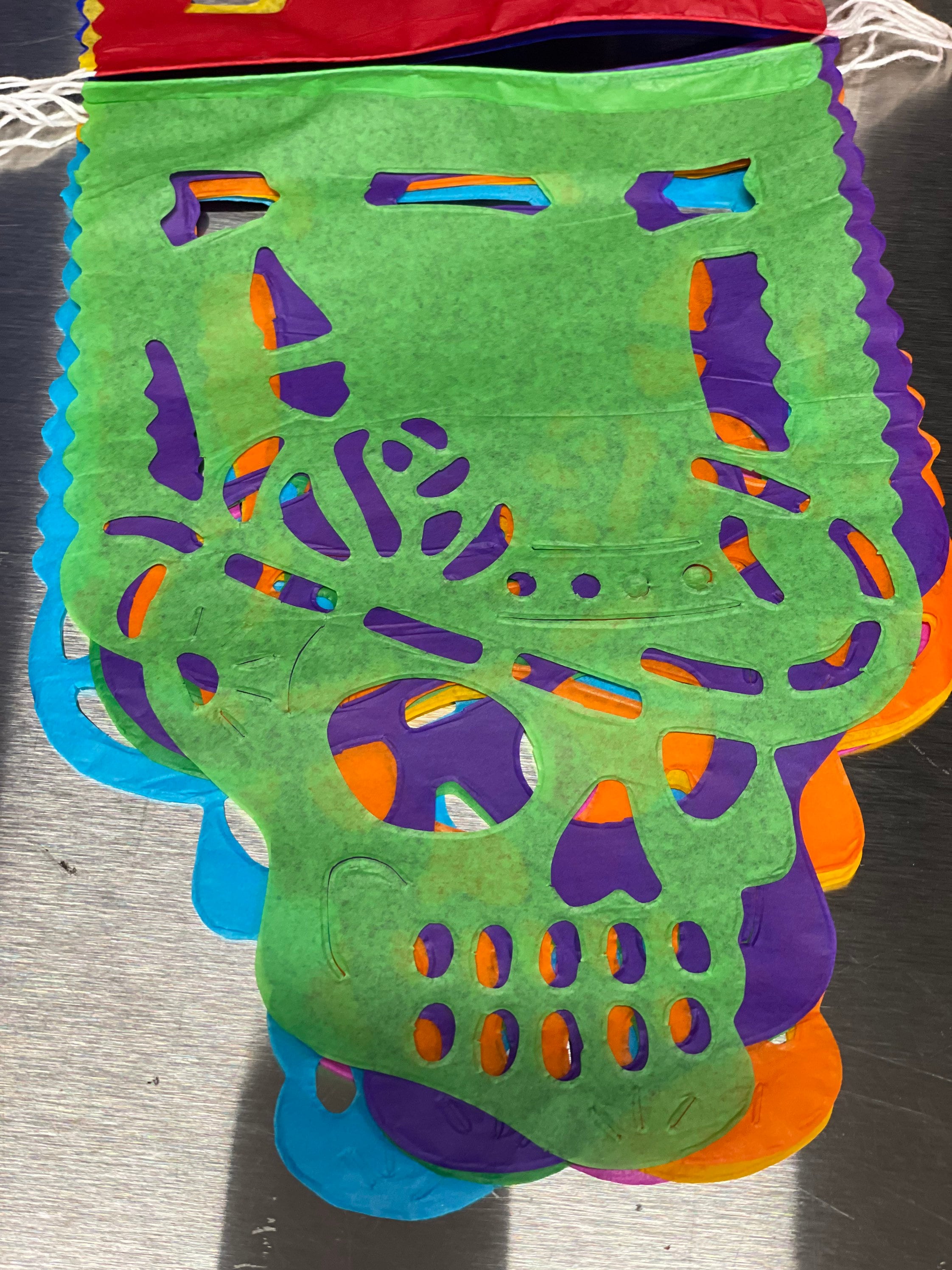 Dia De Los Muertos Papel Picado Mexican Banners Paper - Etsy