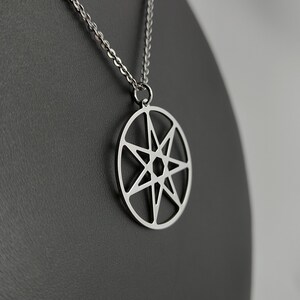 Elven Star Necklace, Seven-pointed Star, Septogram Pendant. Setogram ...