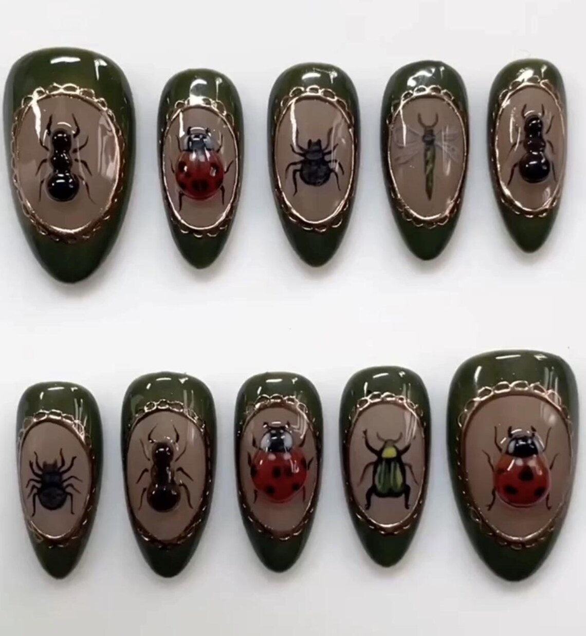 Handmade Premium Nail Tips/ Press on Nail Tips/ Custom Press-on ...