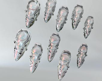 Handmade Premium Nail Tips/ Press on Nail Tips/ Custom Press-on ...