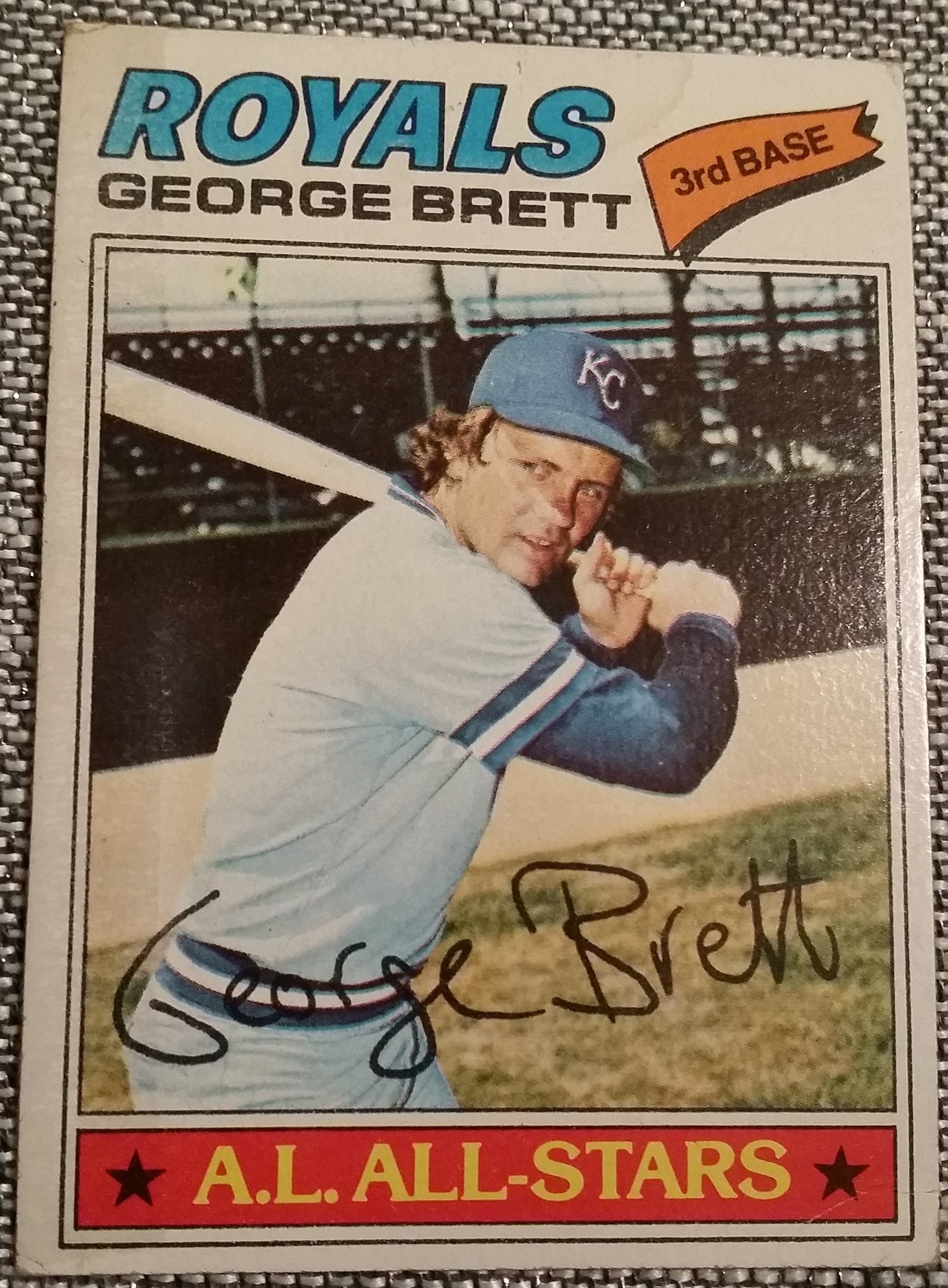 VG 1977 Topps George Brett 580 - Etsy