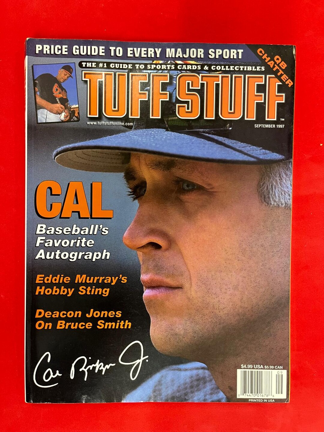 Tuff Stuff Magazine September 1997 Cal Ripken Jr. Baseball's Favorite ...