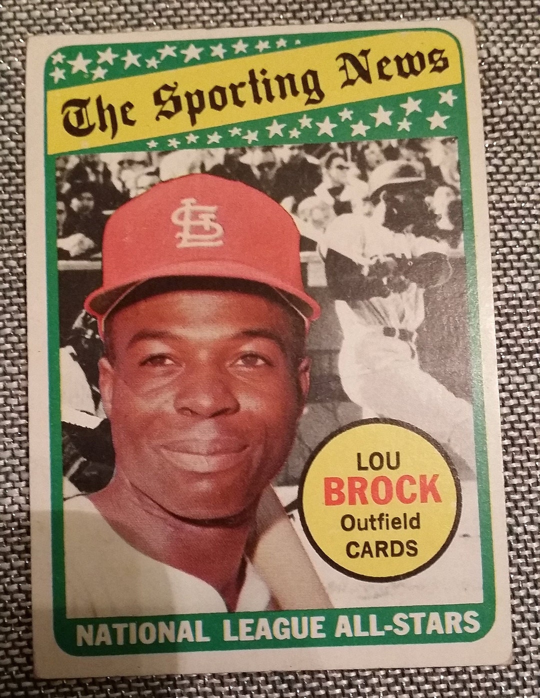 EX 1969 Topps Lou Brock #423 - Etsy