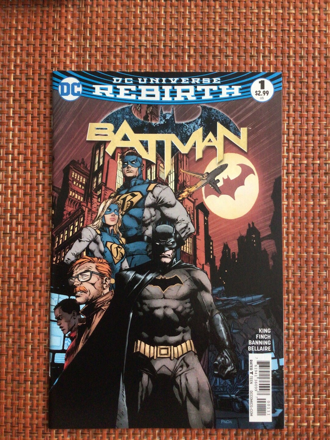 DC Universe Rebirth Batman #1 - Etsy