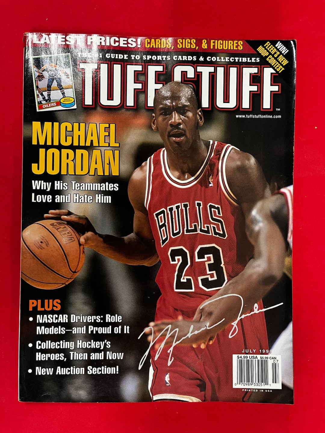 Michael Jordan Tuff Stuff Cover, July 1998 - Etsy