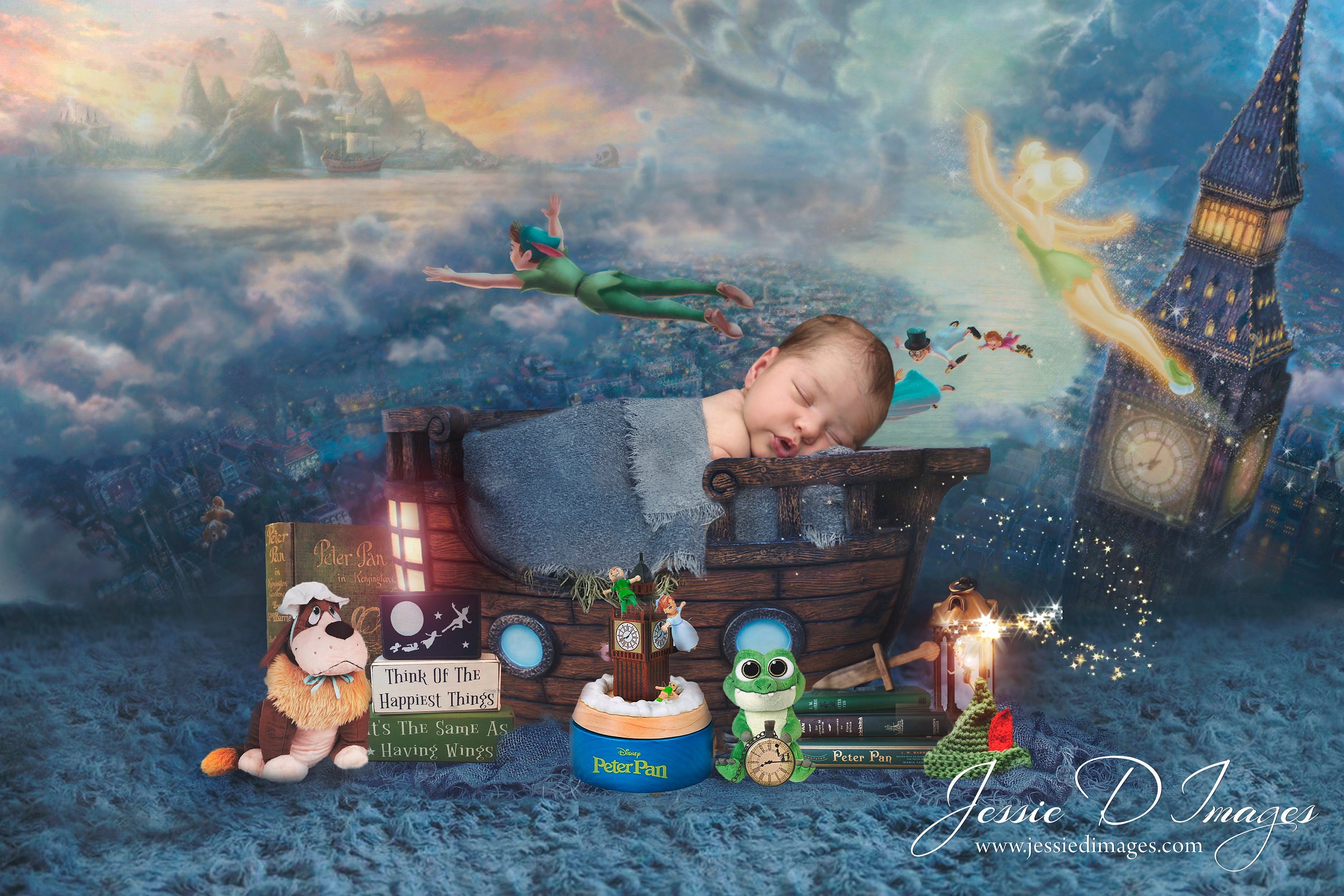 Peter Pan Inspired Newborn Digital - Etsy Australia