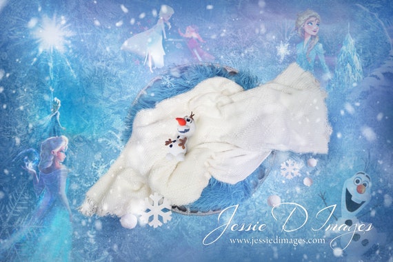 Frozen Background For Tarpaulin