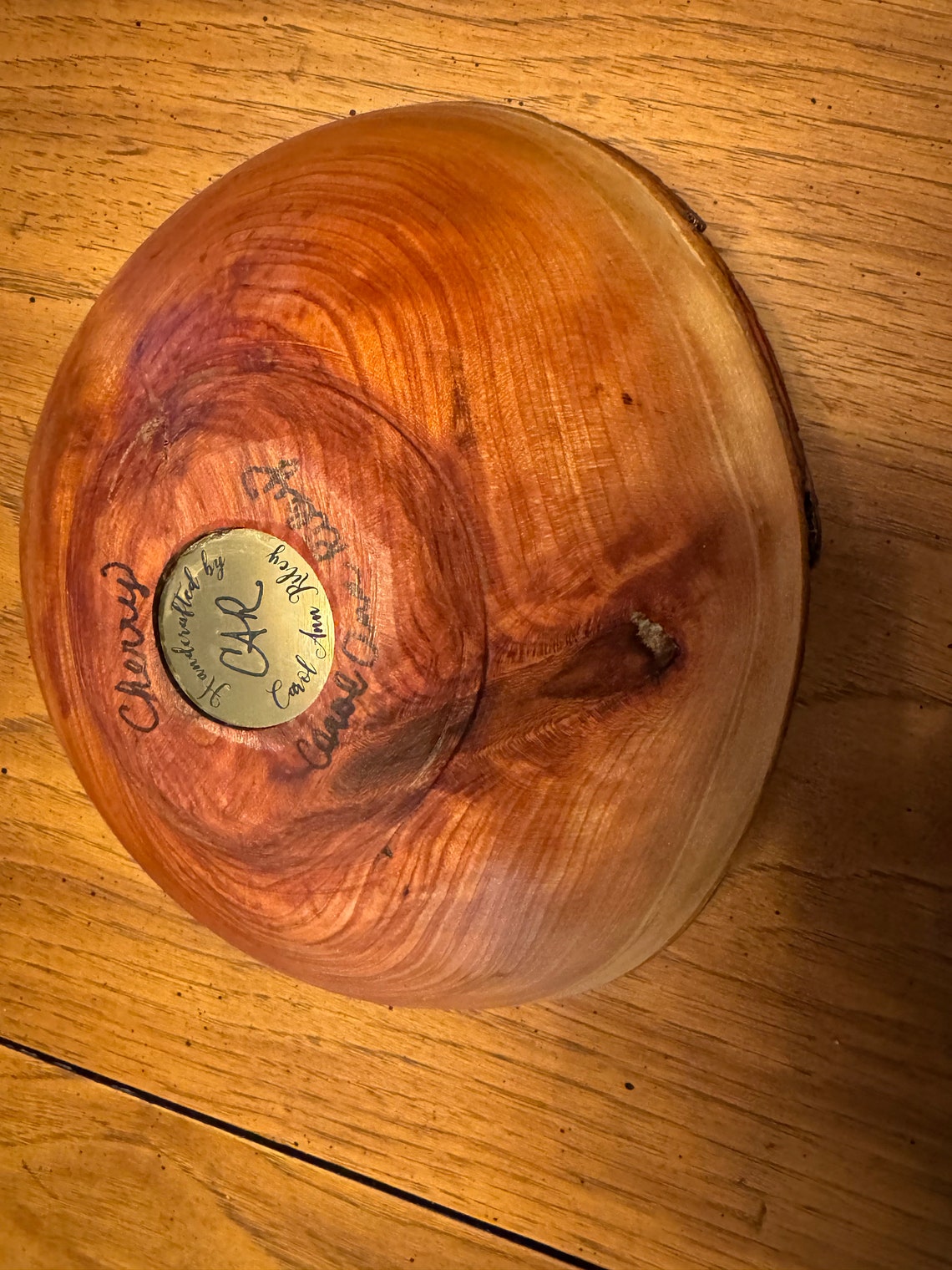 Live Edge Cherry Bowl - Etsy