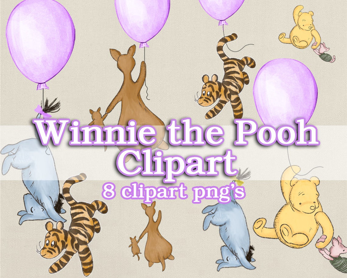 Winnie Clipart, Winnie Clipart, Winnie Png, Winnie the Pooh Purple ...
