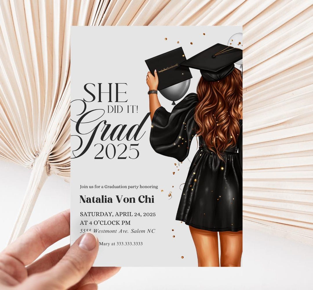 Graduation Party Invitation, Graduation Party, Senior Party Invitation ...