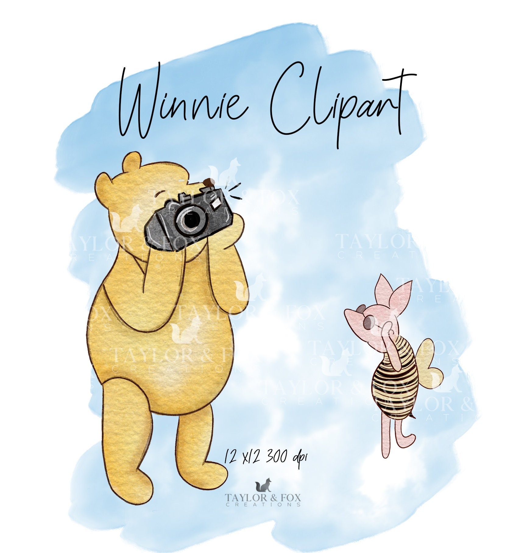 Winnie Clipart Winnie Clipart Winnie Png Winnie the Pooh - Etsy Canada