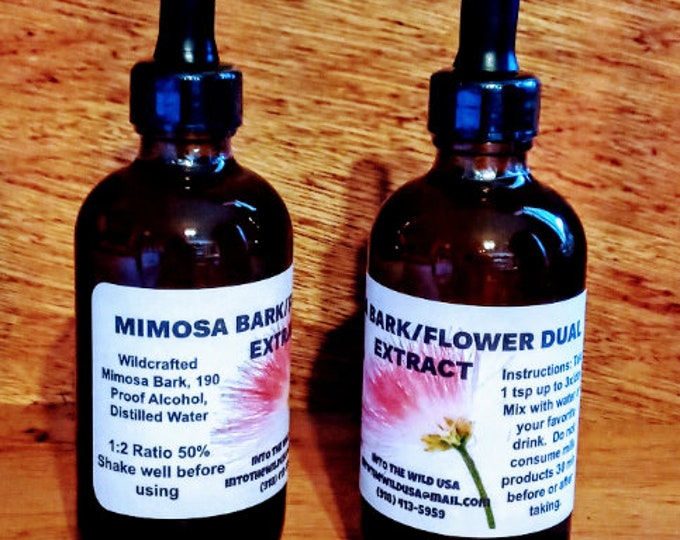 MIMOSA BARK TINCTURE Albizia Julibrissin Herbal Extract - Etsy