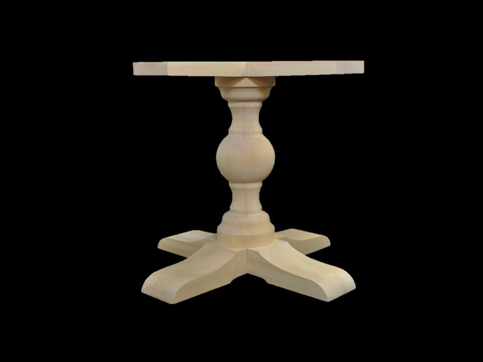 Turned Pedestal Dining Table Base - Etsy