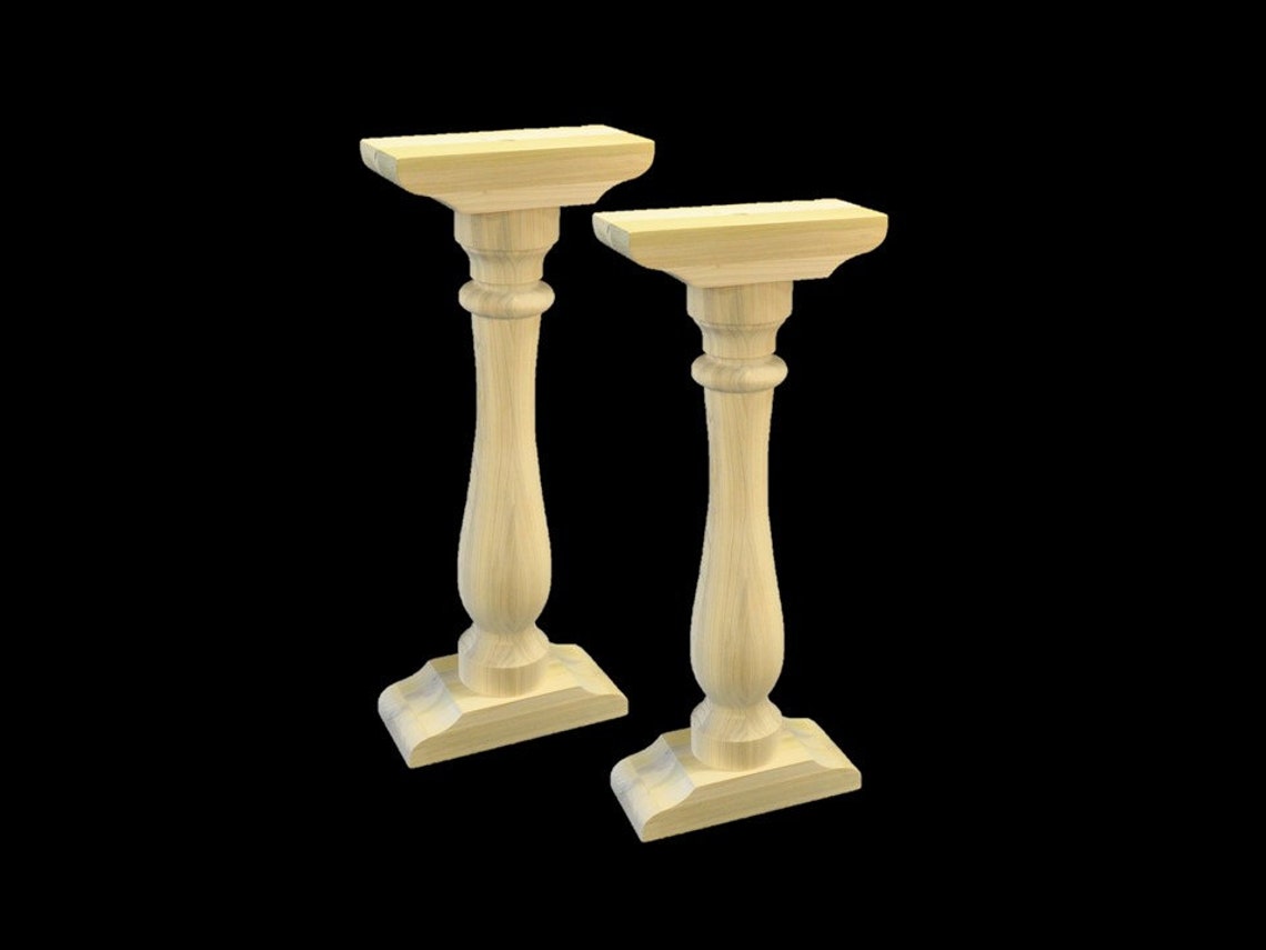 Balustrade Sofa Table Legs / Entryway Table Legs - Etsy