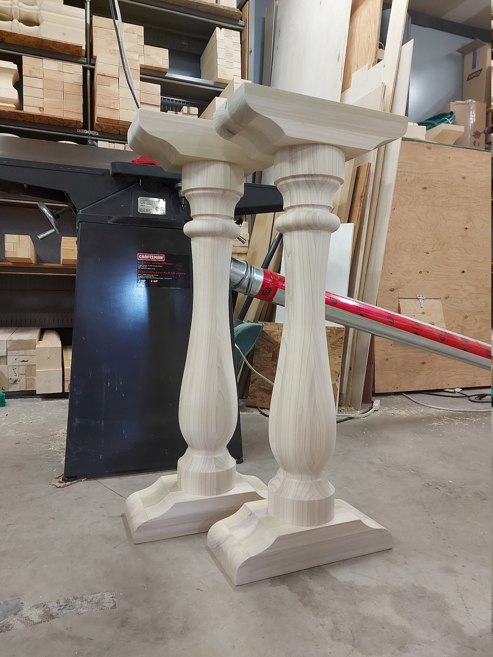 Balustrade Sofa Table Legs / Entryway Table Legs - Etsy