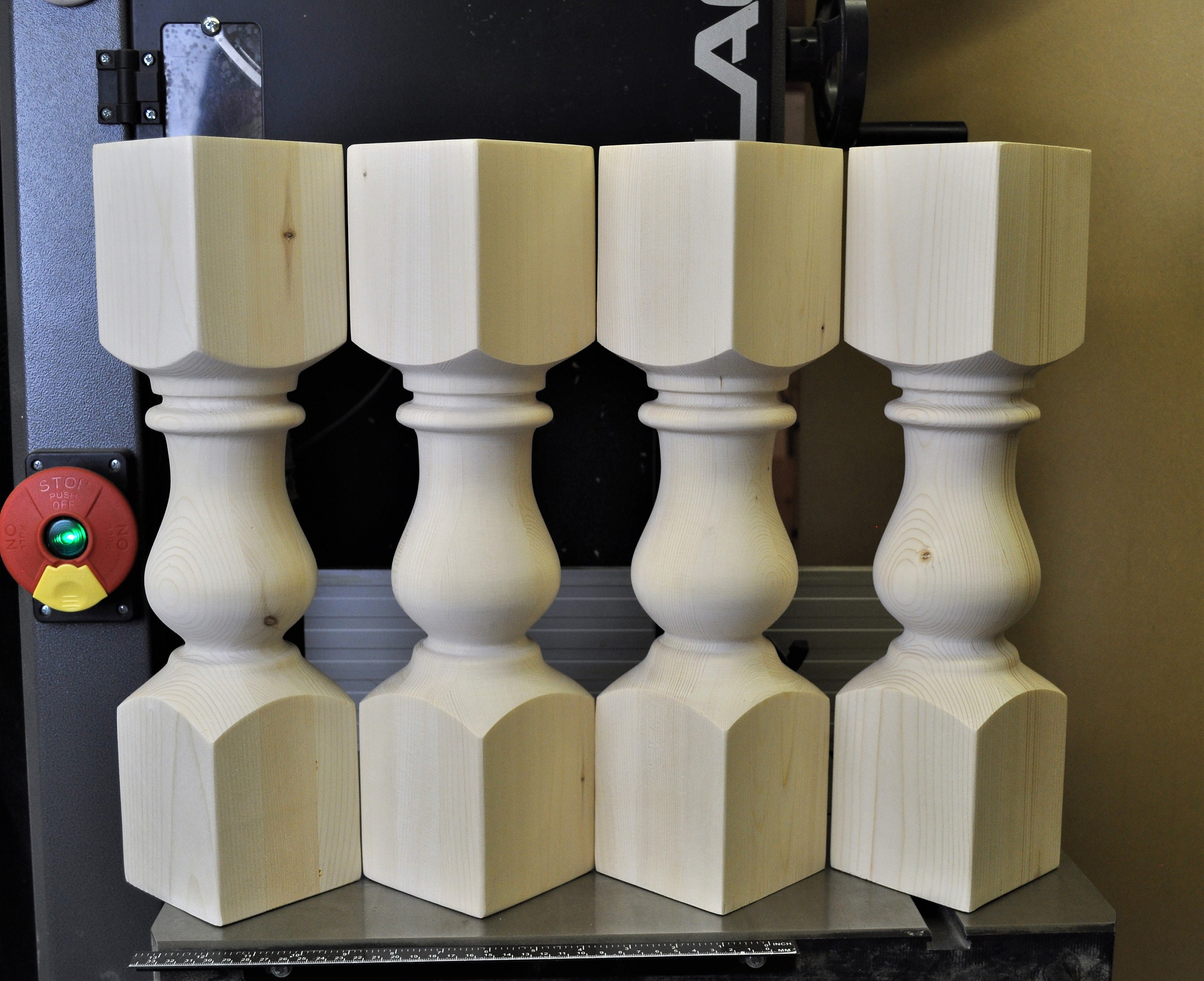 Coffee table legs Bench LegsHand Turned LegsChunky Bench | Etsy