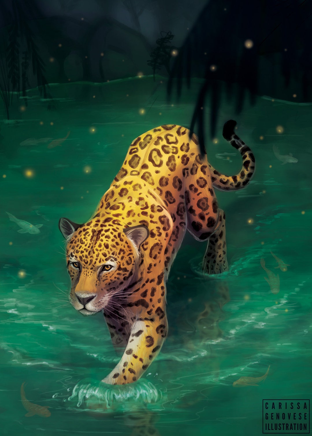 CLEARANCE - Jaguar - 5 X7 Art Mini-print - Etsy