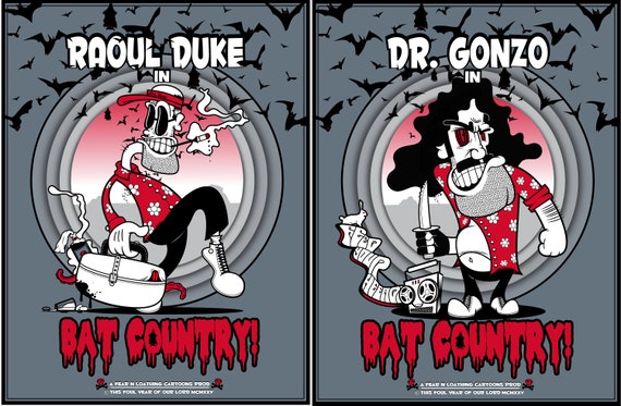 Fear 'N Loathing Discounted Poster Set 11 X 14 | Etsy