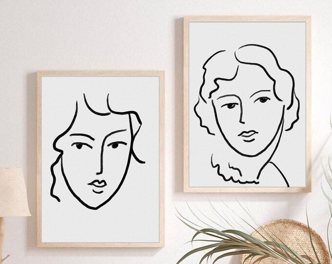 Matisse Nadia With Smooth Hair Nadia Aux Cheveux Lisses 1938 Continuous ...