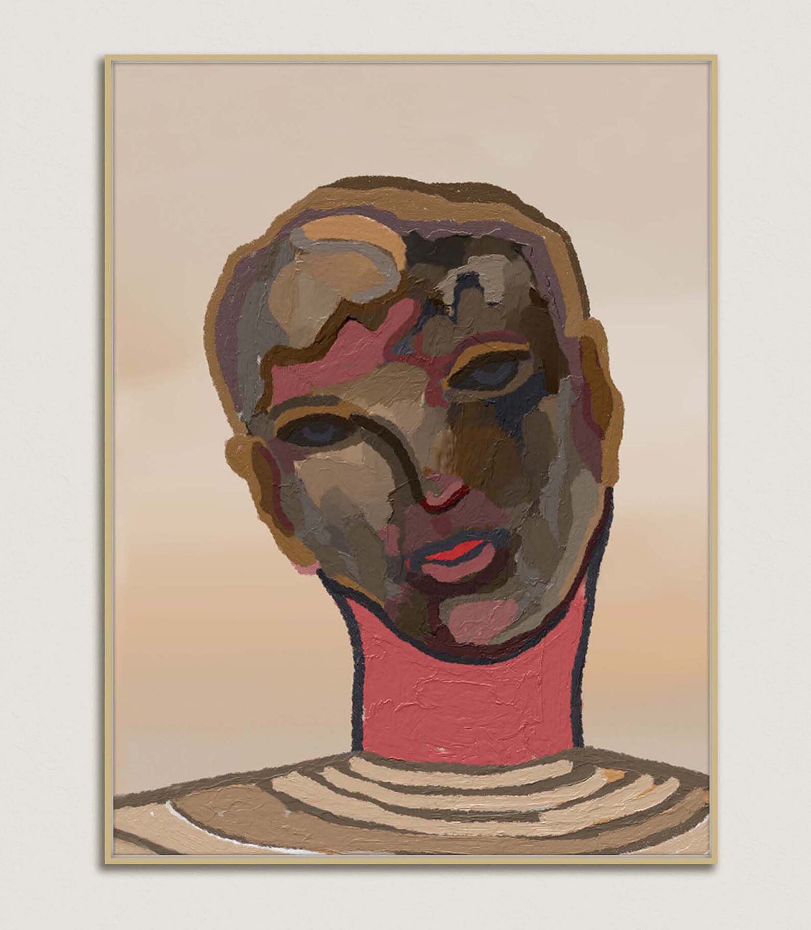 Abstract Expression Portrait, Oil Painting, Figurative Painting ...