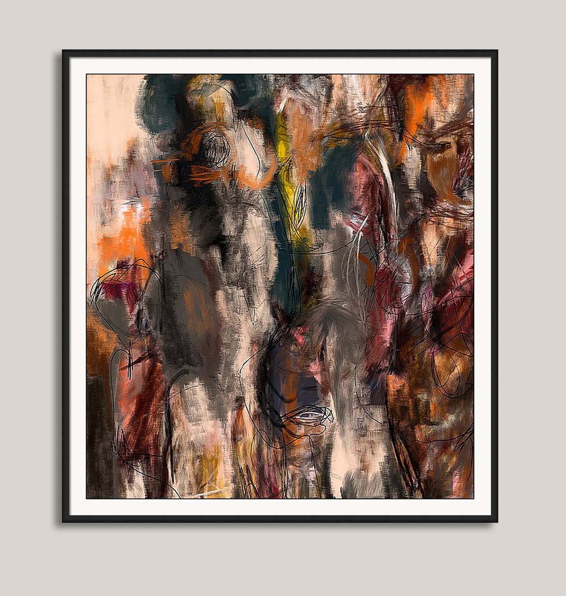 Printable Abstract Art, Painting, Abstract Oil Painting, Abstract ...