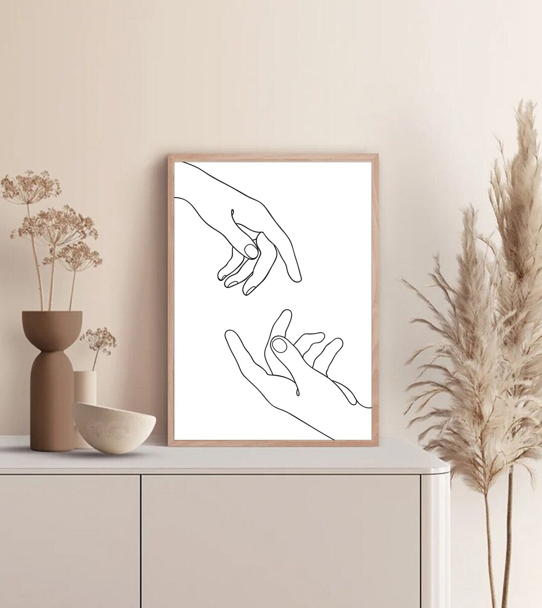 Passionate Touch,romantic Lovers Hands, One Line Holding Hands, Black ...