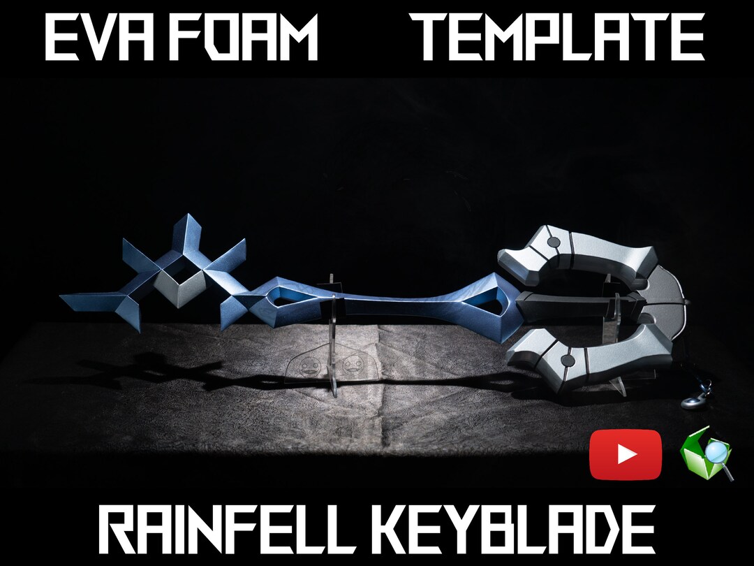 Rainfell Keyblade EVA Foam Template - Etsy