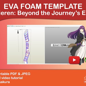 Fern's Staff EVA Foam Template - Etsy