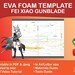EVA Foam Template Honkai Star Rail Feixiao Gunblade - Etsy