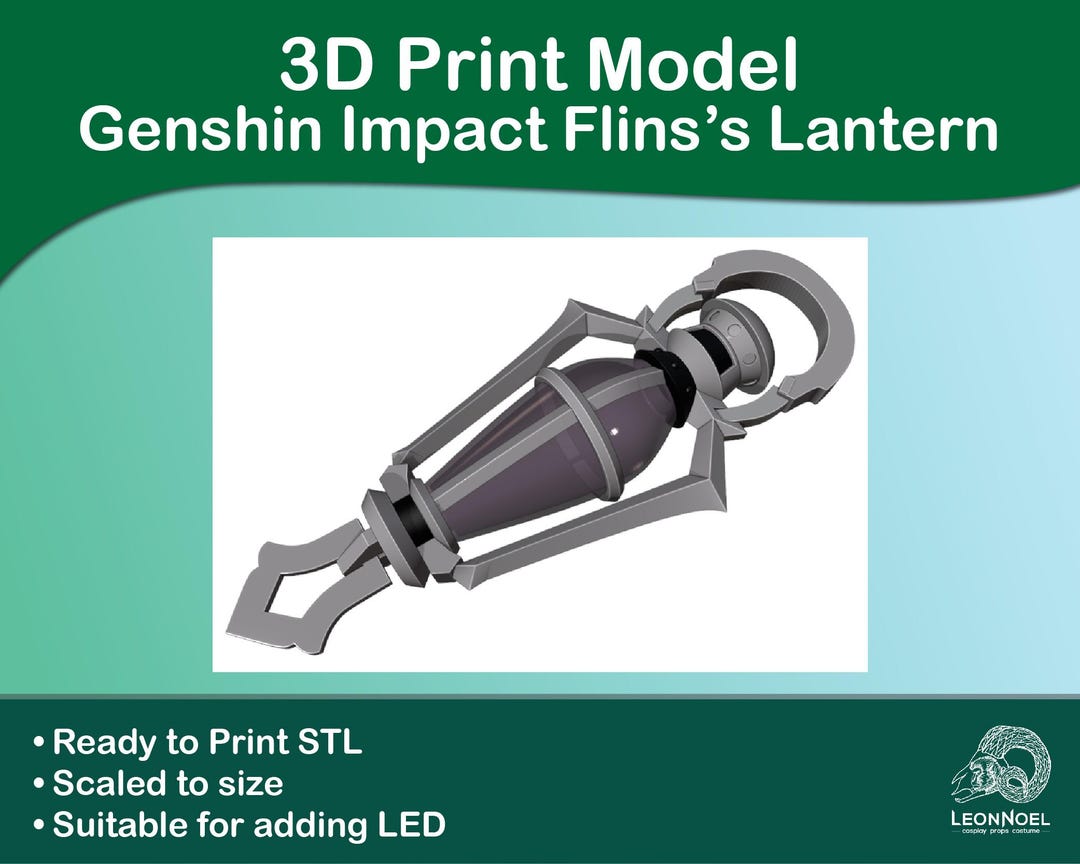 Genshin Impact Flins’s Lantern 3D Print Model - Etsy
