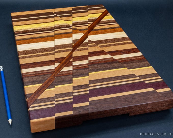 Cutting Board With Cross-cutting Normal Faults & Dike (12 X 17 Inches ...