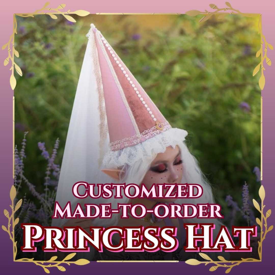 Customize Medieval Hennin Princess / Clown / Witch Hat Atelier Cosplay Cone Pointy Hat - Etsy