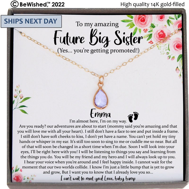 Poem for a Big Sister - Etsy