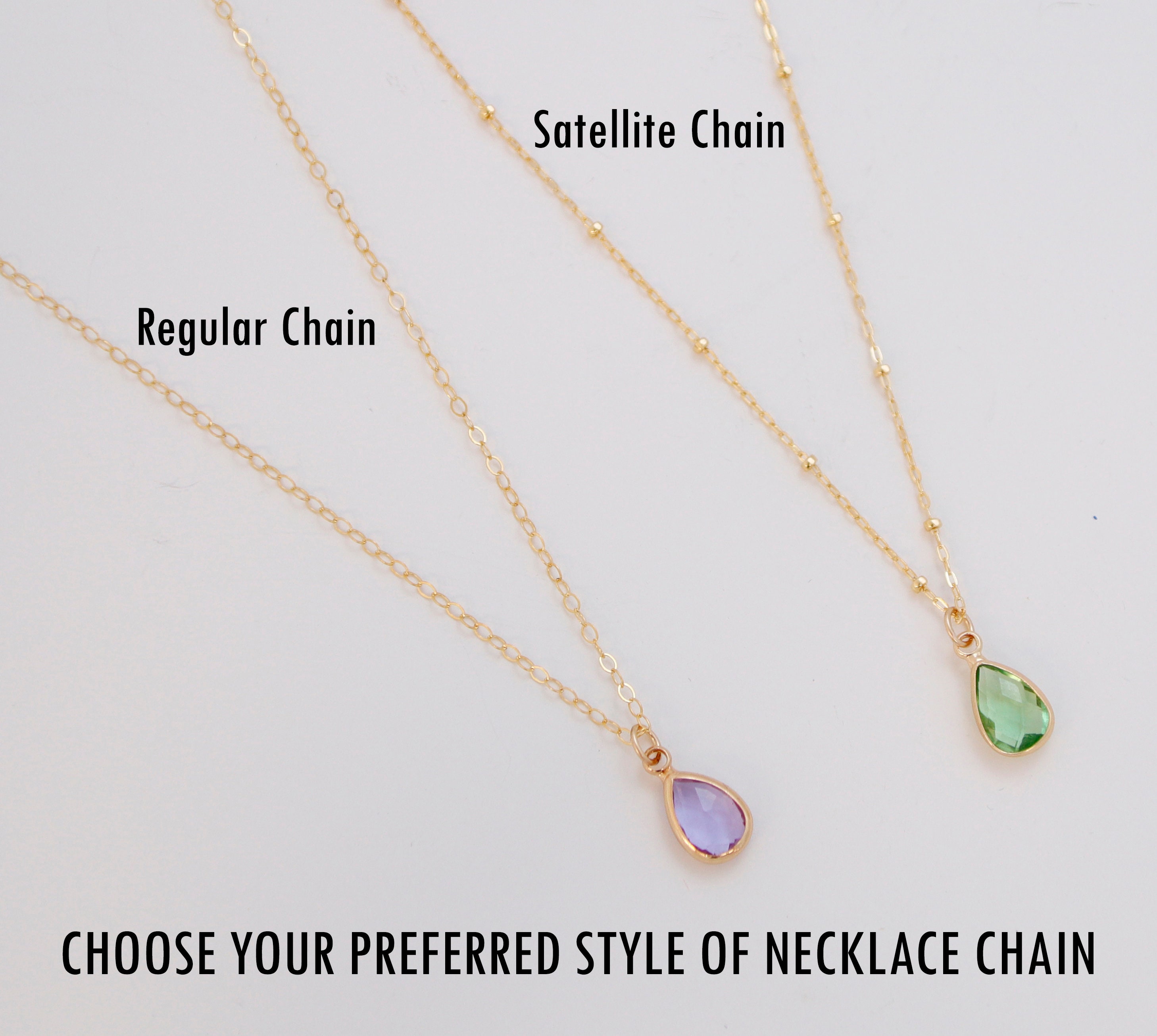 February Birthstone Necklace, Amethyst Necklace Gold, February Birthday ...