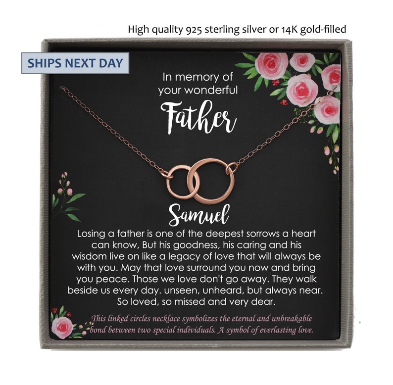 Loss of Father Gift Dad Memorial Gift Dad condolence gift | Etsy