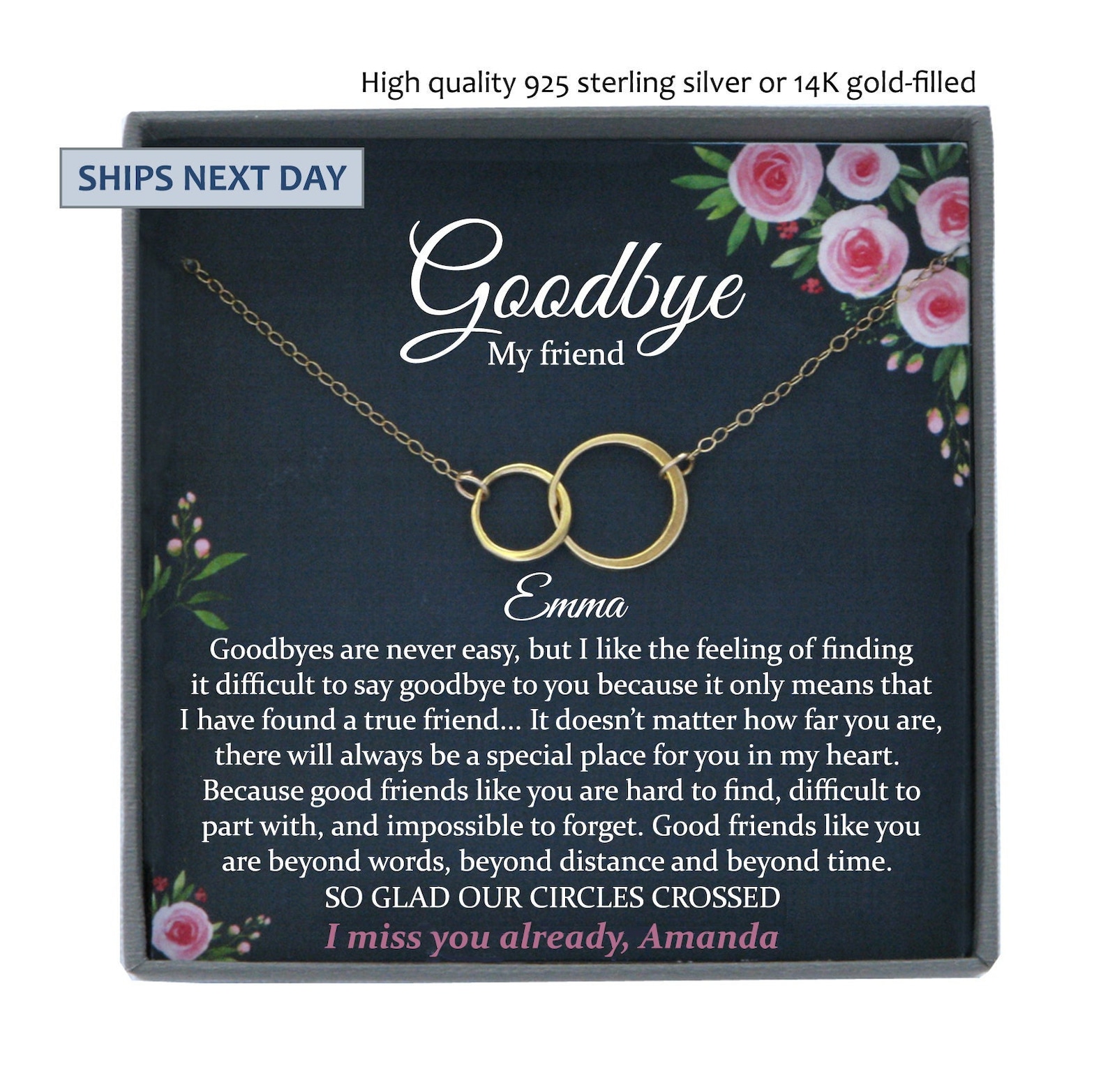 Going Away Gift for Friend Moving Away Gift Farewell Gift Best - Etsy