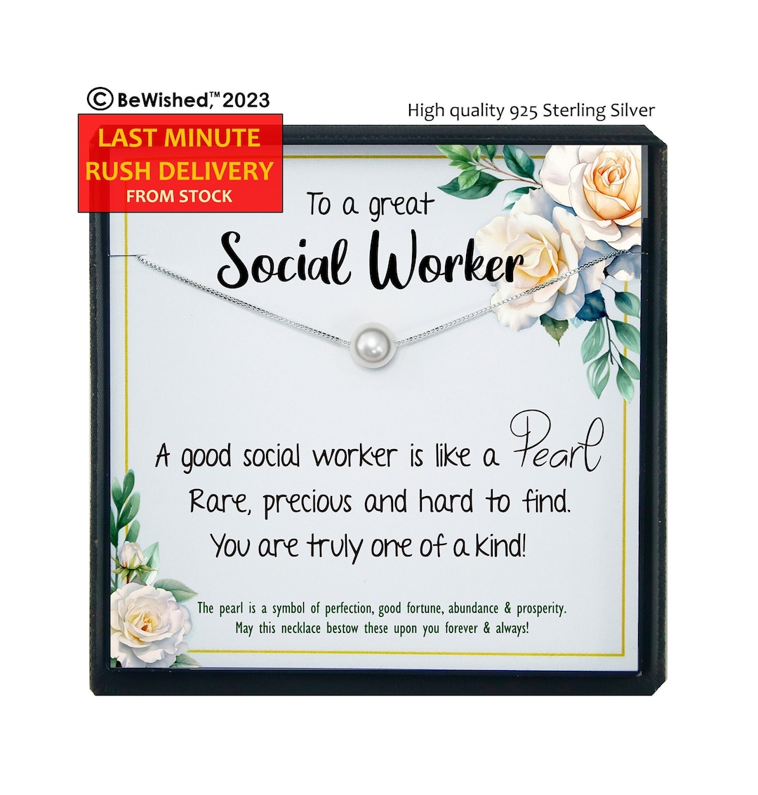 LAST MINUTE Social Worker Gifts, Social Worker Thank You Gift ...