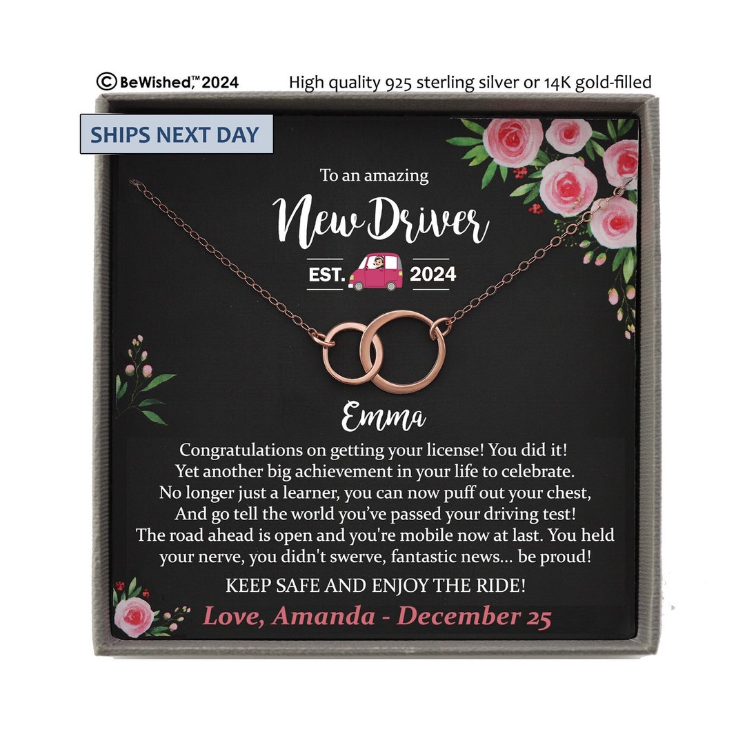 New Driver Gift, Drive Safe First Time Driver Present Personalized ...