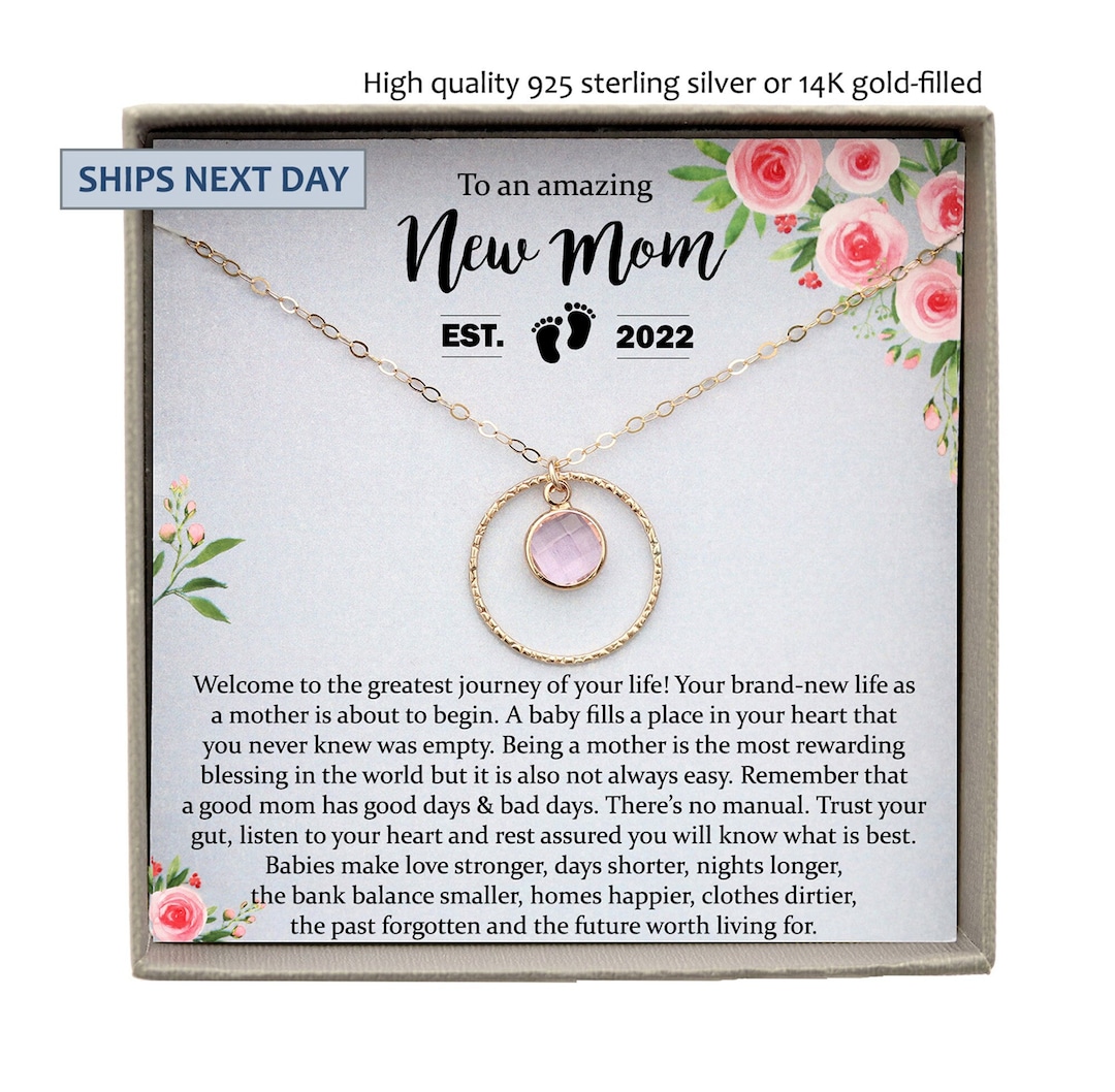 New Mom Gift Jewelry First Time Mom Gift for First - Etsy