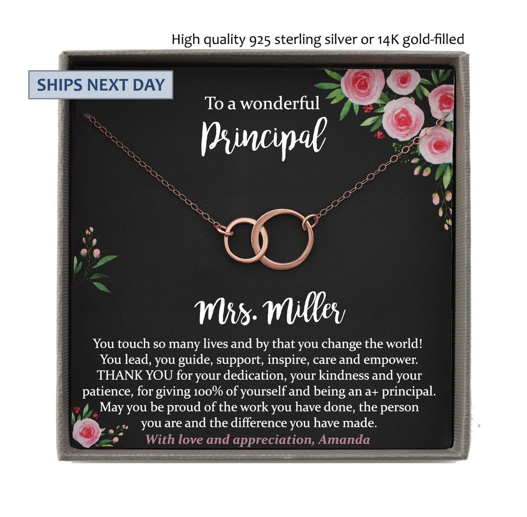 Principal Gift Personalized Principal Appreciation Gift for Principal ...