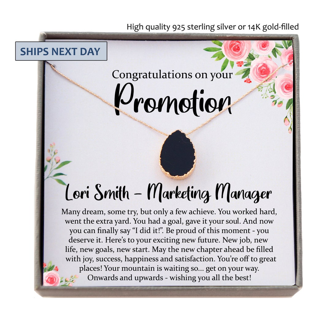 Job Promotion Gift for Women Congratulations Gift Promotion - Etsy