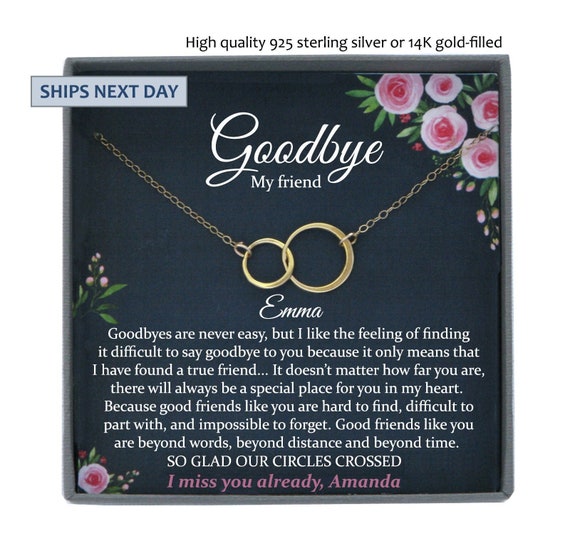 Going Away Gift for Friend Moving Away Gift Farewell Gift Best Friend Goodbye Gift Personalized Going Away Gift With Custom Name Etsy UK