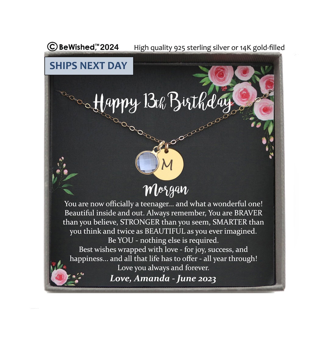 13th Birthday Girl, 13th Birthday Gift Official Teenager, Thirteenth ...