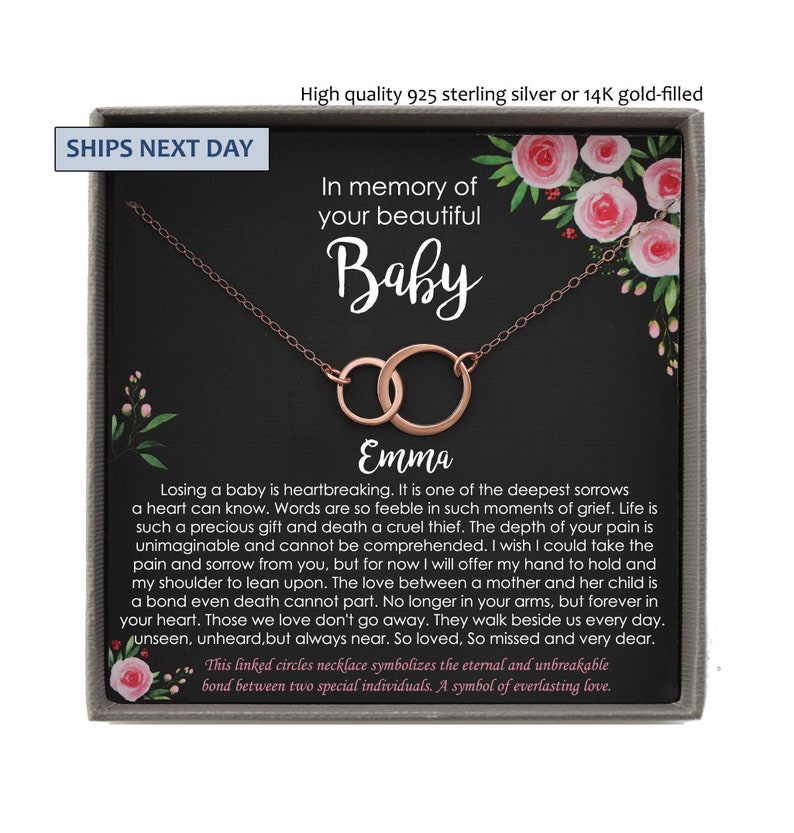Baby Loss Gift Infant Loss Gifts Loss of Baby Necklace - Etsy