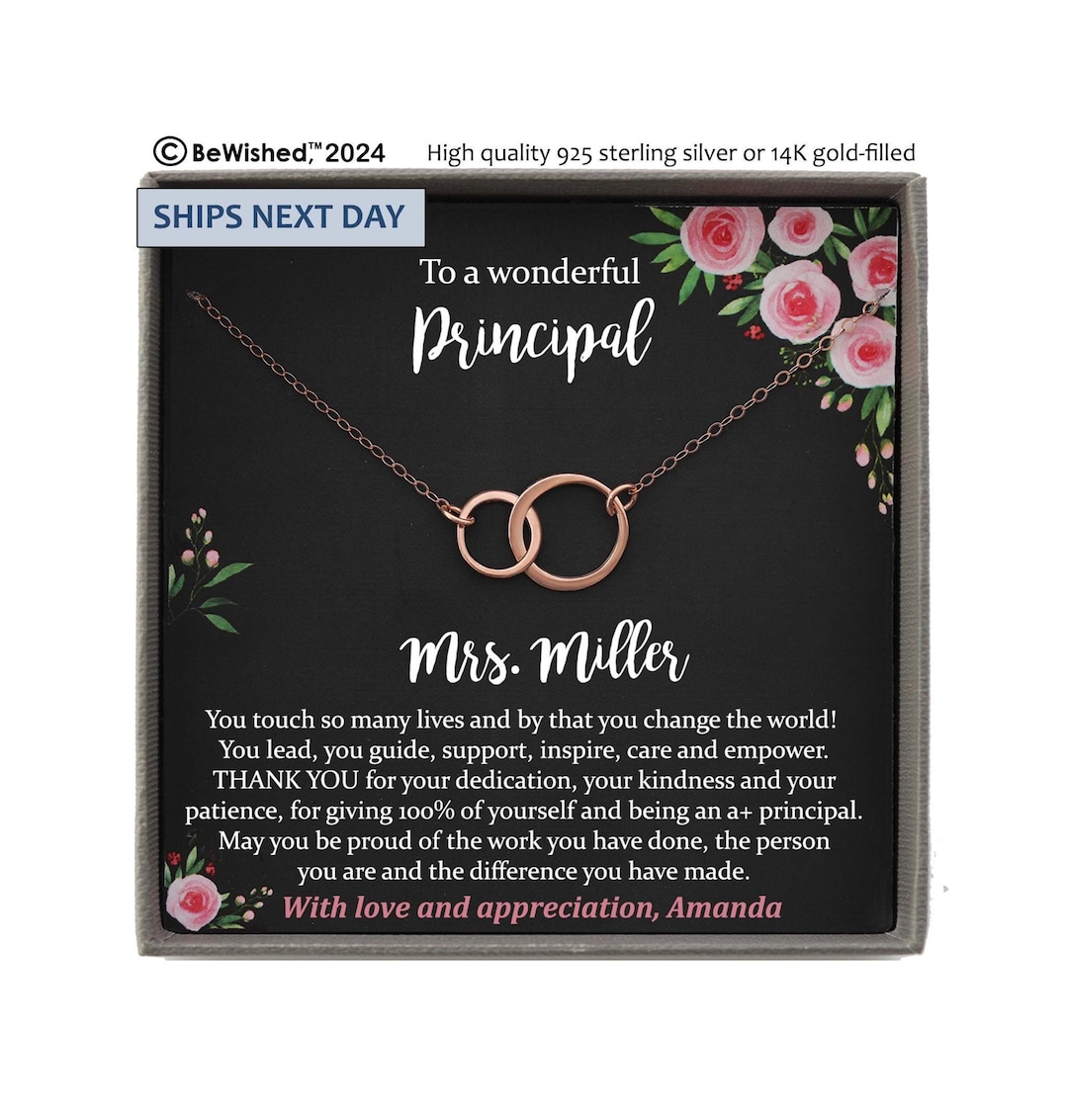 Principal Gift Personalized Principal Appreciation Gift for Principal ...