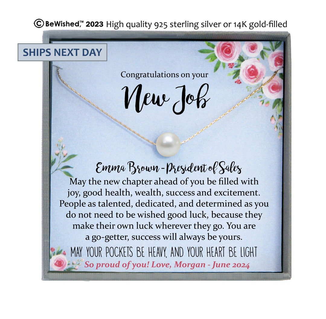 New Job Gift for Her, Congratulations Gift New Job, Colleague Leaving ...